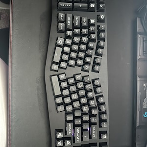 English & Japanese Dual Languages Backlit Keycaps Set for Mechanical ...