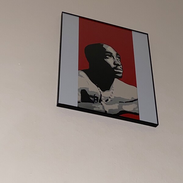 Tupac Poster / Tupac Print / Stencil Art / Tupac / Music Poster / Tupac ...