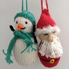 Make It Merry Tree Decorations Knitting Pattern - Etsy