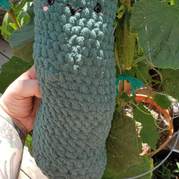 Pickle Cucumber Crochet Pattern! PATTERN ONLY PDF Download Amigurumi ...