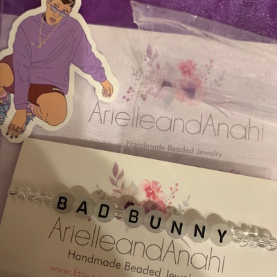 Bad Bunny Stretchy Bracelet, EUTDM, Bracelet Gift for Fans, YHLQMDLG ...