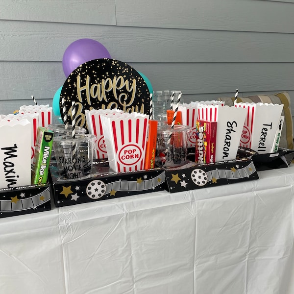 Name Personalization Reusable Plastic Popcorn Buckets | Plain Buckets ...
