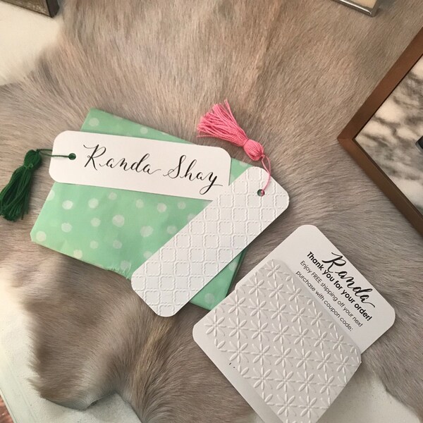 Handmade Embossed Bookmarks, Custom Bookmarks, Patterned Bookmarks ...