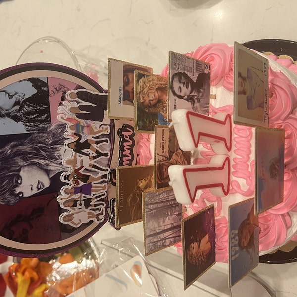 Toy Story Shaker Cake Topper/glitter Party Decorations/ Kids Birthday ...