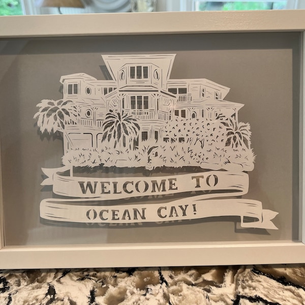Personalised A4 House Portrait Framed Papercut, Handcut Home Cut Out ...