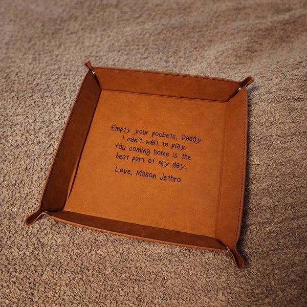 Custom Valet Tray, Catch All Table Tray, Christmas Gift, Key Tray ...