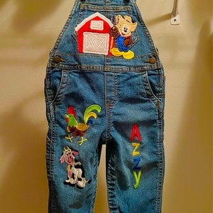 Baby Mickey Mouse Personalized First Birthday Overalls or - Etsy