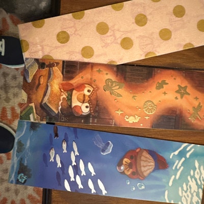 Foiled Bookmarks Flick Celeste Pascal Blathers Animal Crossing Bookmark ...