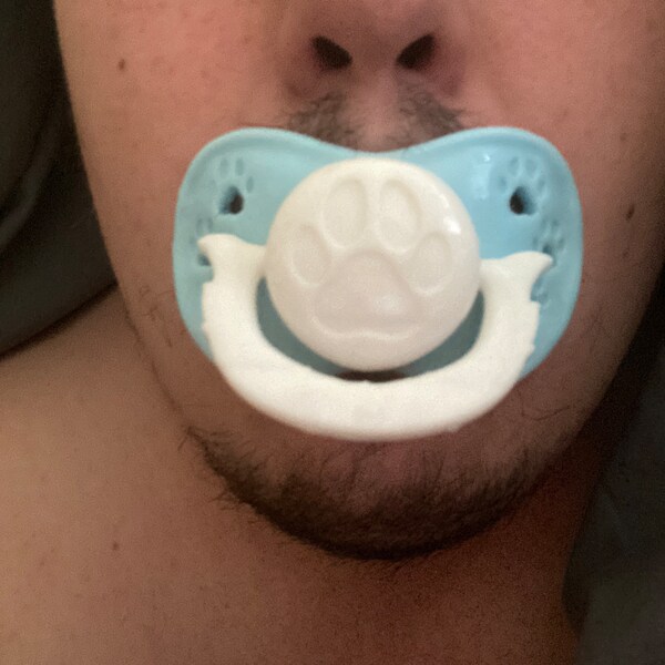 Paw Print Adult Pacifier ABDL - Etsy