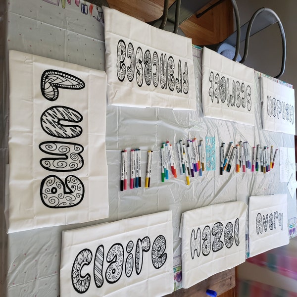 Color Me Personalized Pillow Case, Standard Size - Etsy