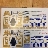 1/1400 Acreation Aztec Decals for AMT Enterprise E Model Kit Star Trek ...