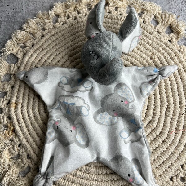 PDF Elephant Lovey Sewing Pattern and Tutorial Stuffed Animal Digital ...