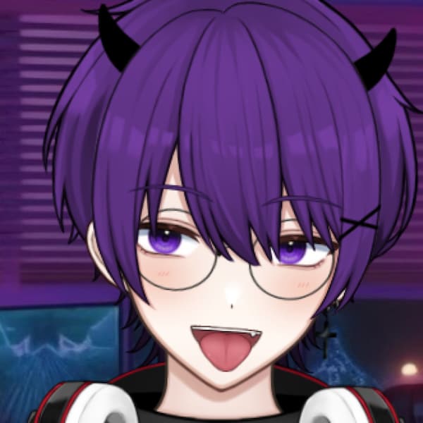 Male Vtuber Model ORIGINAL DATA + PSD | 8 Expressions, Glasses, Hair ...