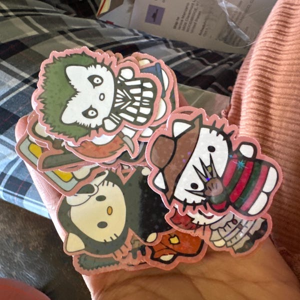 Horror Movie Character Stickers | Vinyl Mini Bundle | Michael Myers ...