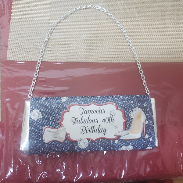 Denim & Diamonds Theme Candy Bar Wrappers | Denim Theme Birthday ...