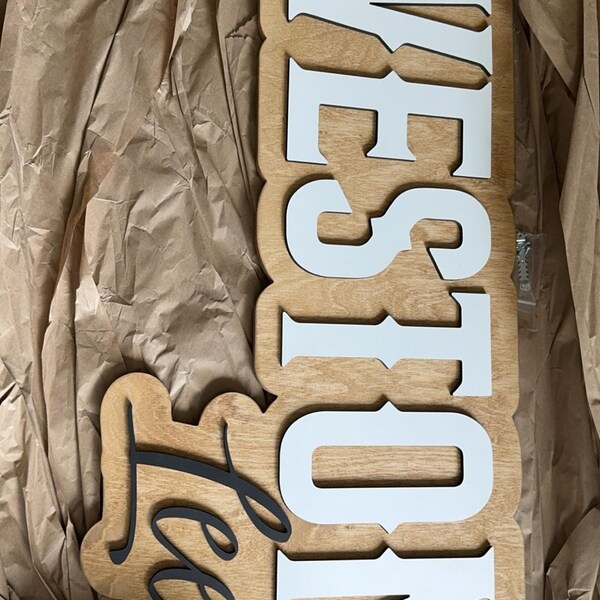 Custom 3D Name Sign, Boy Nursery Name Sign, Nursery Wall Art, Wooden ...