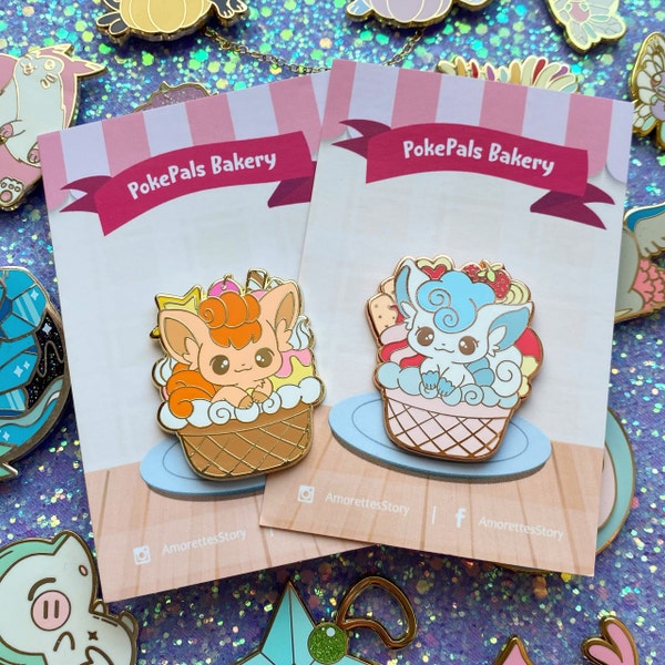 Pokemon Vulpix Bakery Enamel Pin - Etsy