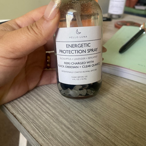Energetic Protection Spray || Reiki Charged Empath Protection Spray ...