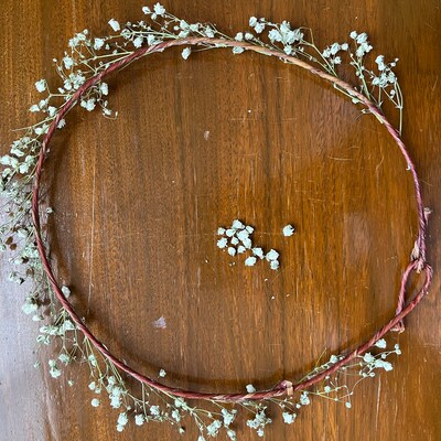 Flower Crown Rosebud Real Dried Flowers Dried Flower Crown - Etsy