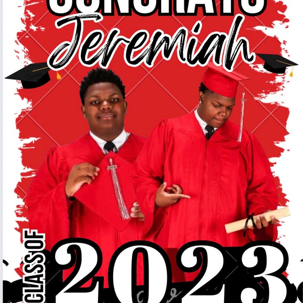 2 Graduation Fan Templates Editable in Canva, 2024 Graduation Fan ...