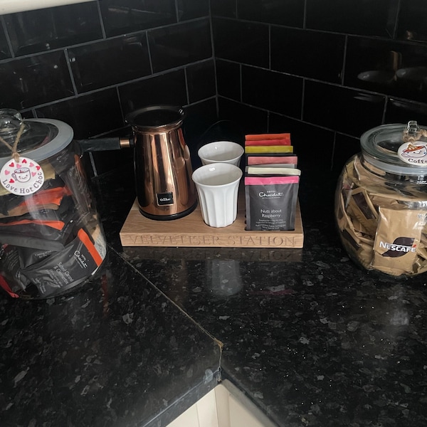 Solid Oak Velvetiser Sachet Holder, Unique Wooden Storage Board Bespoke ...