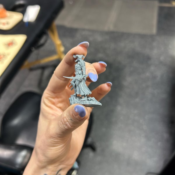 Satyr Warrior Hunter, Goat-man PC NPC Fey Miniature | 28mm, 32mm, 75mm ...