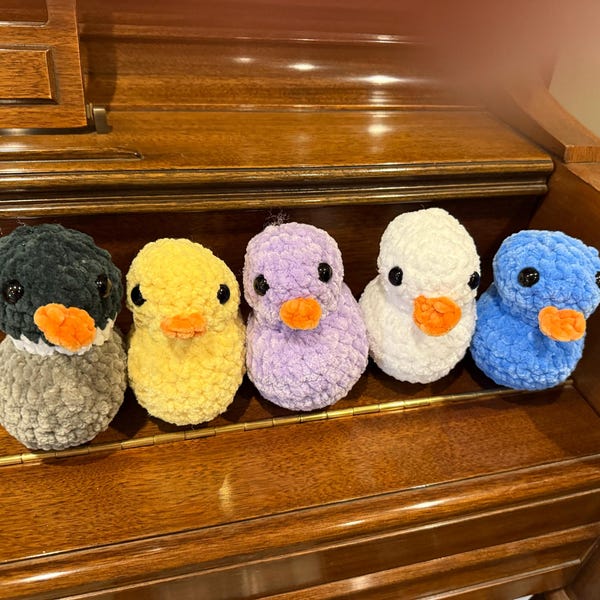 Rubber Ducky No Sew Crochet Pattern, Duck Crochet Pattern, No Sew ...