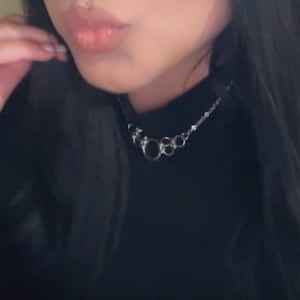 Daisy Chain Metal Bracelet Chainmail Stainless Steel Chunky Bracelet ...