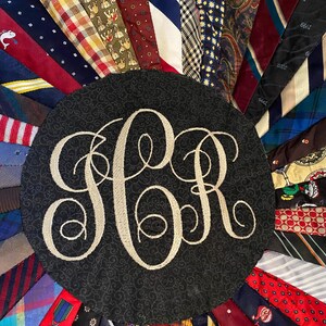 3 Ryan Open Satin Stitch Classic Serif Type Boy Monogram Stacked ...