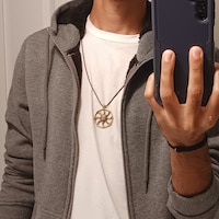 Forged Iron Tiwaz Tyr Tiw Rune Viking Amulet Runic Nordic Pendant ...