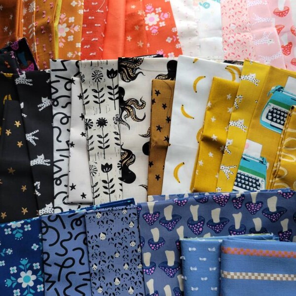 DOG DAZE Layer Cake Moda Fabric Sewing Quilting Stacy Iest Hsu Doghouse ...