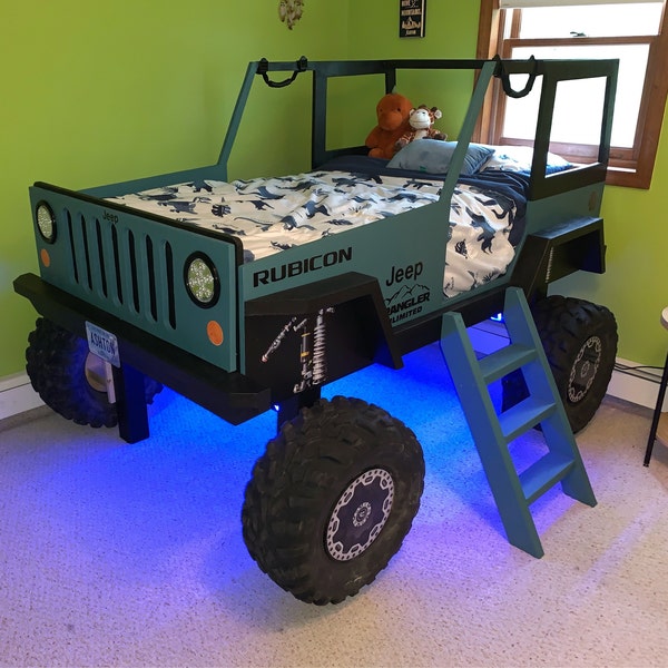 DIY Jeep-inspired Bed Plans – Build a Custom Kids Bed With Easy ...