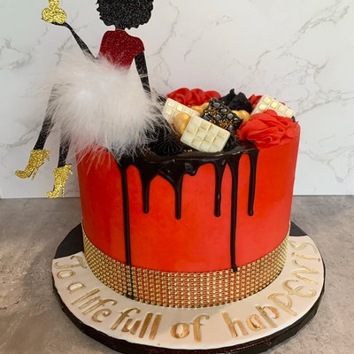 Sitting Lady Cake Topper, Sitting Girl Cake Topper, 35th Birthday, 16th ...