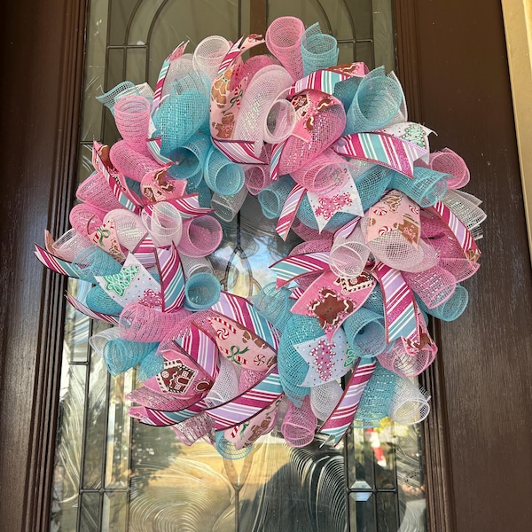 Spring Wreath / Pastel Colored Wreath - Etsy