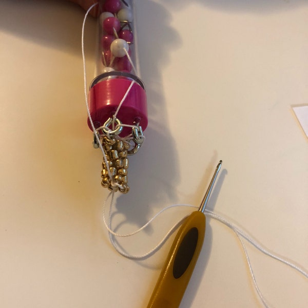 How to Make (and Use) a Crochet Bead Rope Starter Jig: Download ...