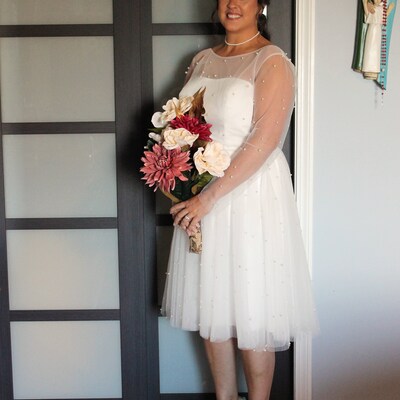 Spaghetti Straps Wedding Dress Minimalist Wedding Dress A-line Wedding ...