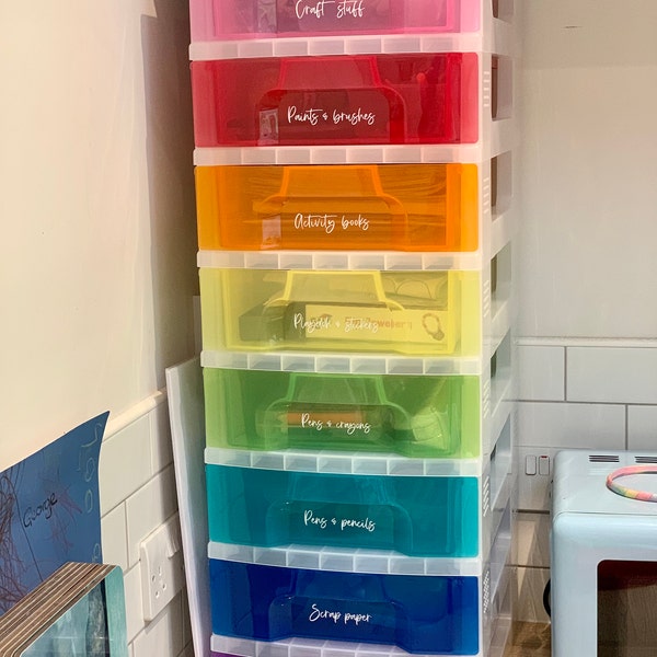 The Fridge Refrigerator Organisation Label Set of 6, 10, 20, 30 or 40 ...