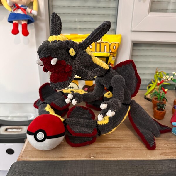 Pattern for Crochet Amigurumi Rayquaza - Etsy