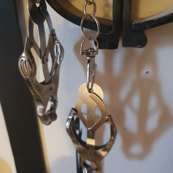 Spiked Clover Nipple Clamps: (pair) BDSM Fetish Sex Toy - Etsy