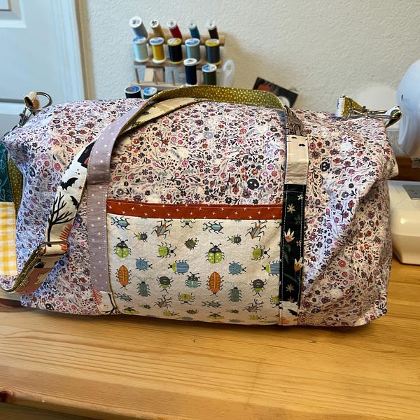 Easy Duffle Bag - Digital Sewing Pattern (PDF), Video Tutorial Included ...
