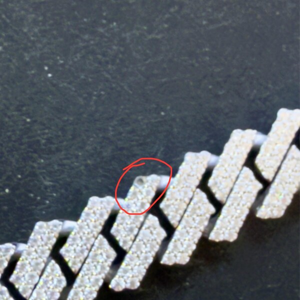 Fully Iced Out CROSS Bracelet, VVS Moissanite Diamond Bracelet, 925 ...