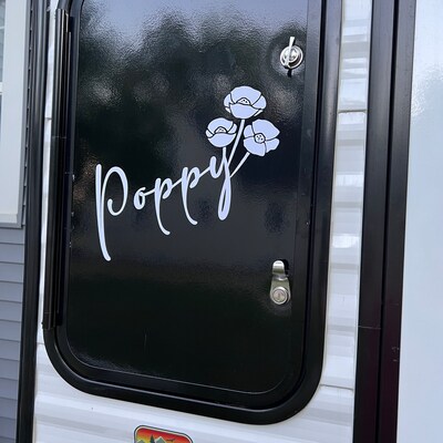 Dahlia Flower Name Vinyl Decal-sticker-custom - Etsy