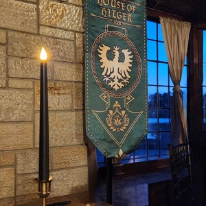 Customizable Medieval Style Family Pennants Personalized Swallowtail ...