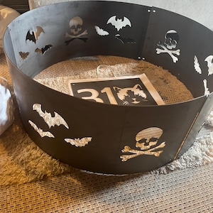 Camping Silhouette Fire Pit, Metal Yard Art, Chair Fire Pit, Gift for ...