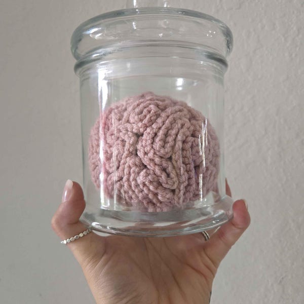 Anatomical Brain Crochet Pattern! PATTERN ONLY Instant DOWNLOAD ...
