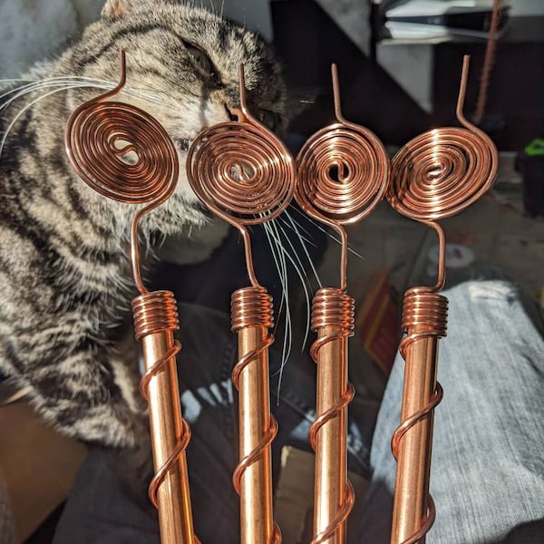 Tesla 369 Copper Electroculture Antennas (4-pack) – Soil Energy ...