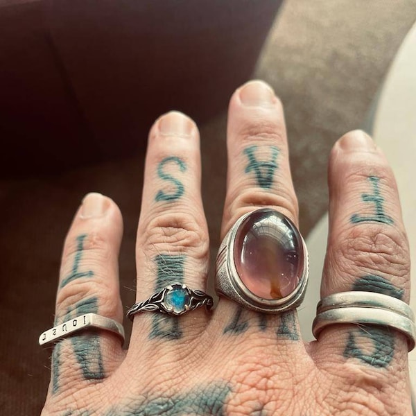 Labradorite Ring “tika” Sterling Silver Twig Engagement Ring, Leaf ...