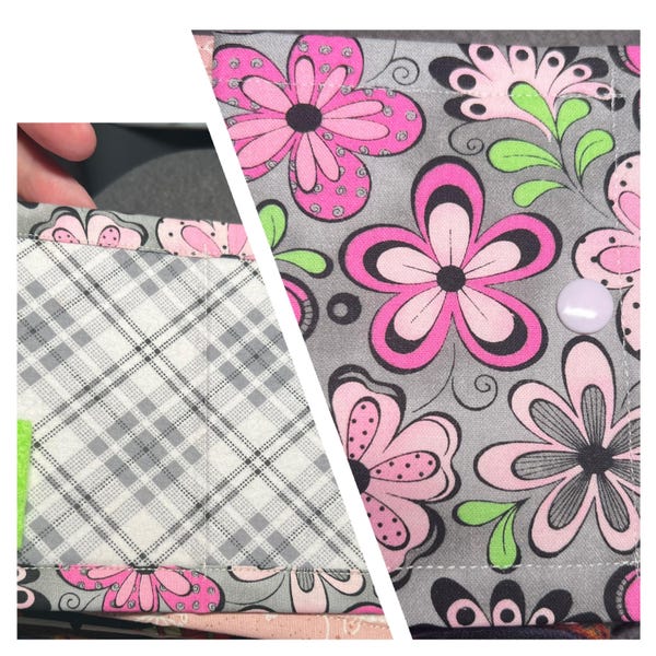 5" X 7" SHABBY Chic Flowers & Birds - Sidekick Notions Bag - Fully ...