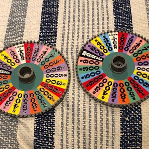 Deluxe Wheel of Fortune Wheel Set Www.facebook.com/aandm3dprints/ - Etsy