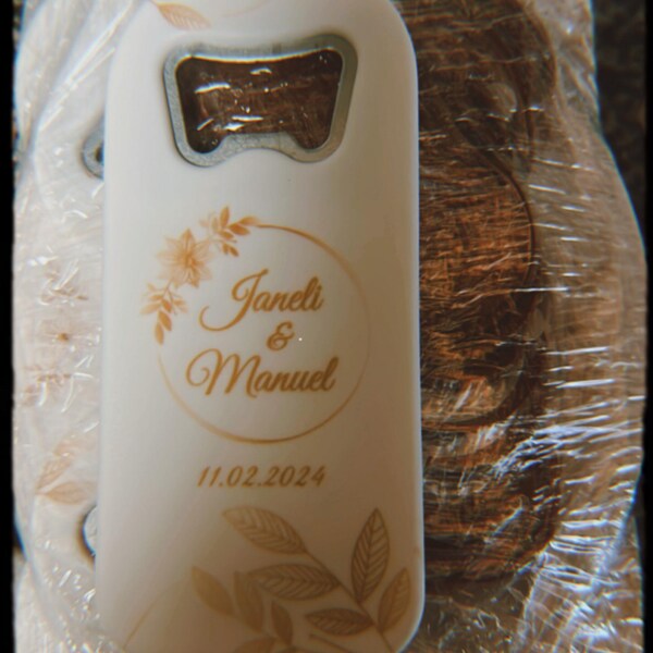 Unique Wedding Gifts, Wedding Favors Guest, Cap Opener Magnet, for ...